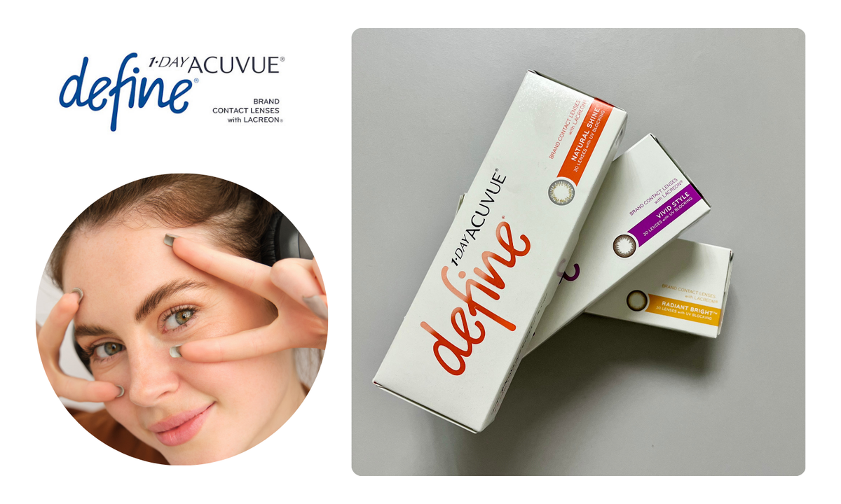 ACUVUE 1-DAY DEFINE COLORED CONTACT LENSES – George Optical